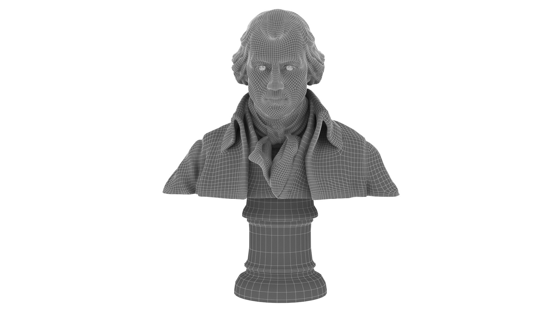 James Madison Bust 3D Model - TurboSquid 2077046
