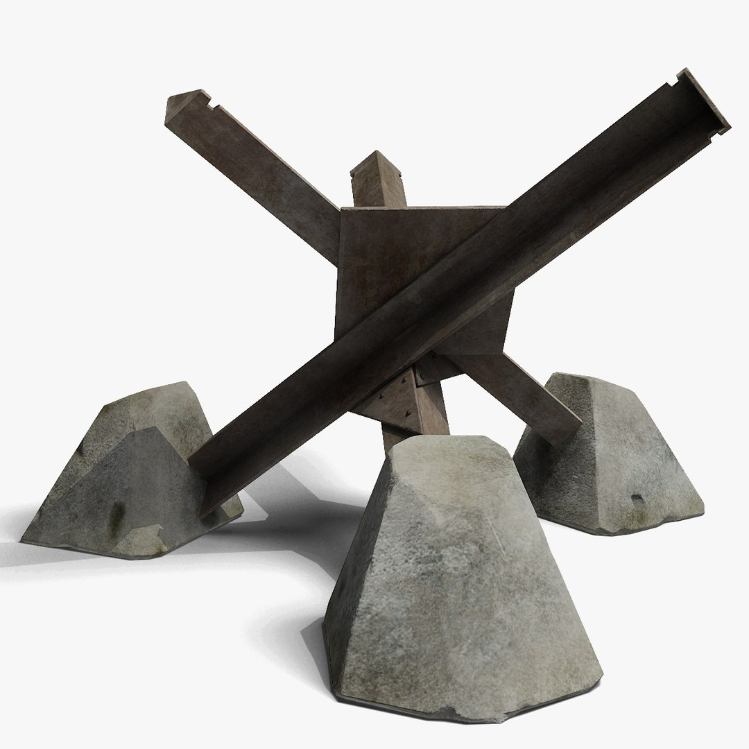 Anti-tank Obstacle Tank Anti 3ds