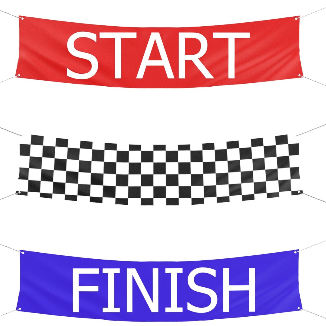 3D Racing Banners Collection - TurboSquid 2260697