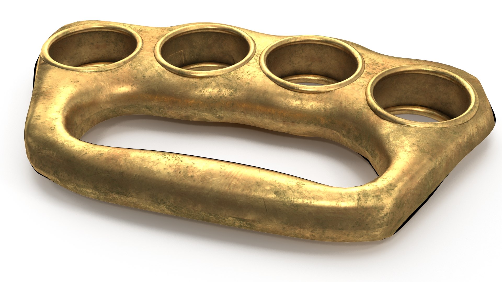 Brass Knuckles Pbr V2 3D Model - TurboSquid 1545710