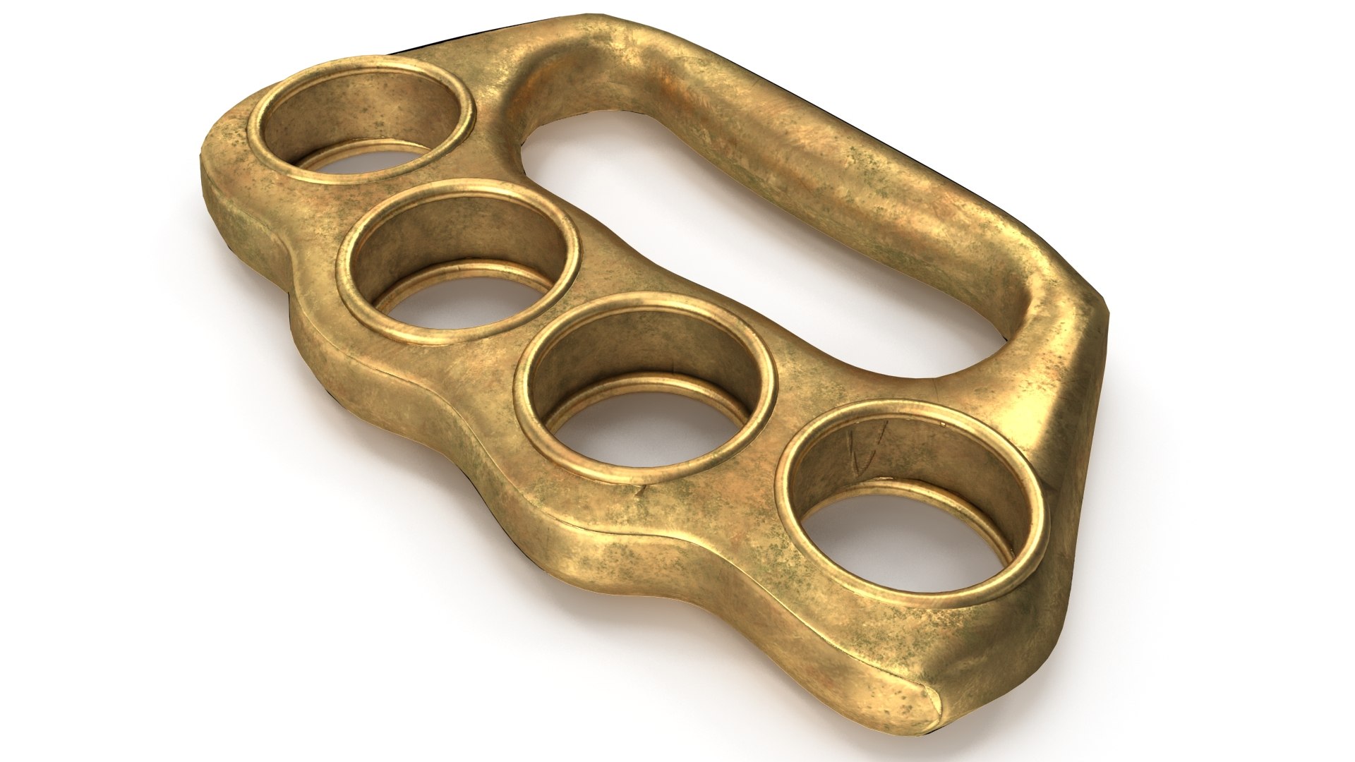 Brass Knuckles Pbr V2 3D Model - TurboSquid 1545710