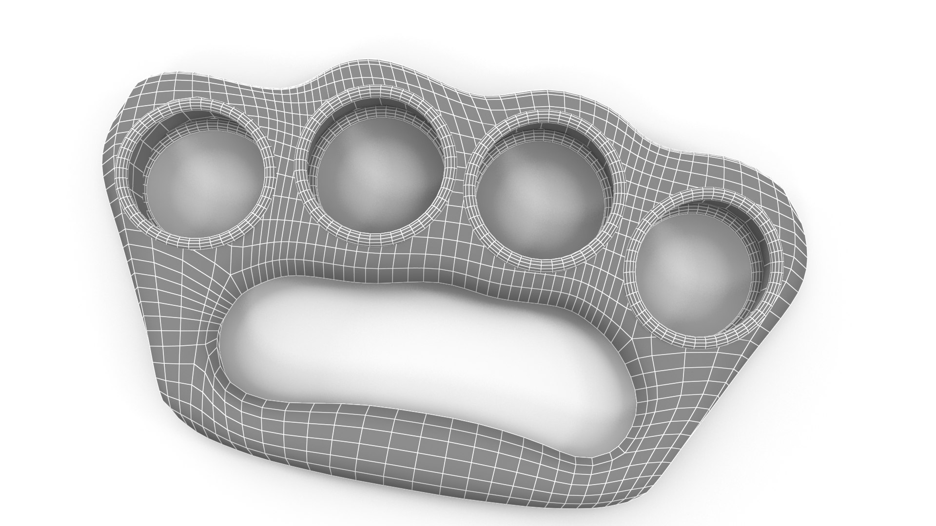 Brass Knuckles Pbr V2 3D Model - TurboSquid 1545710