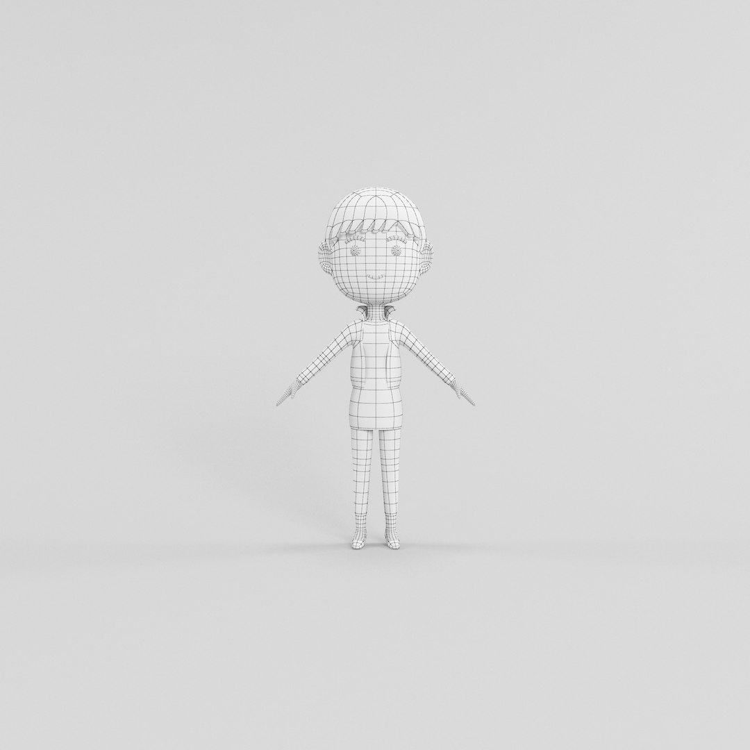 3D Cartoon Style Character 16 - TurboSquid 2520374