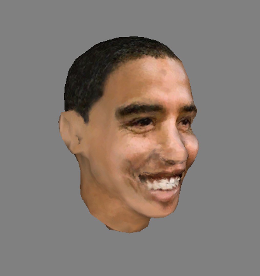Obama 3d Model