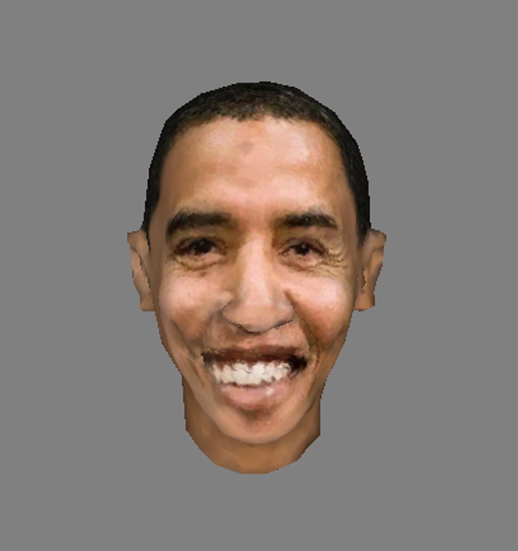 Obama 3d Model