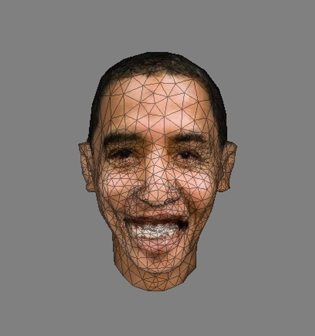 Obama 3d Model