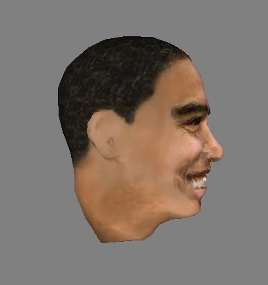 Obama 3d Model