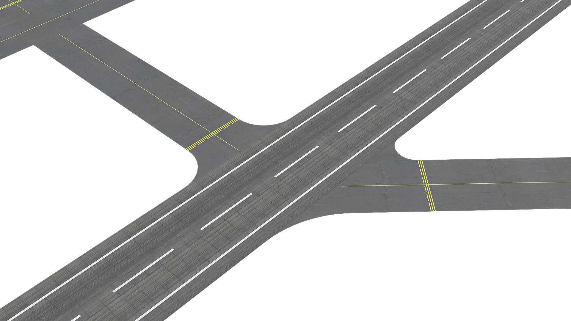 Airport Runway 3D Model - TurboSquid 1861241