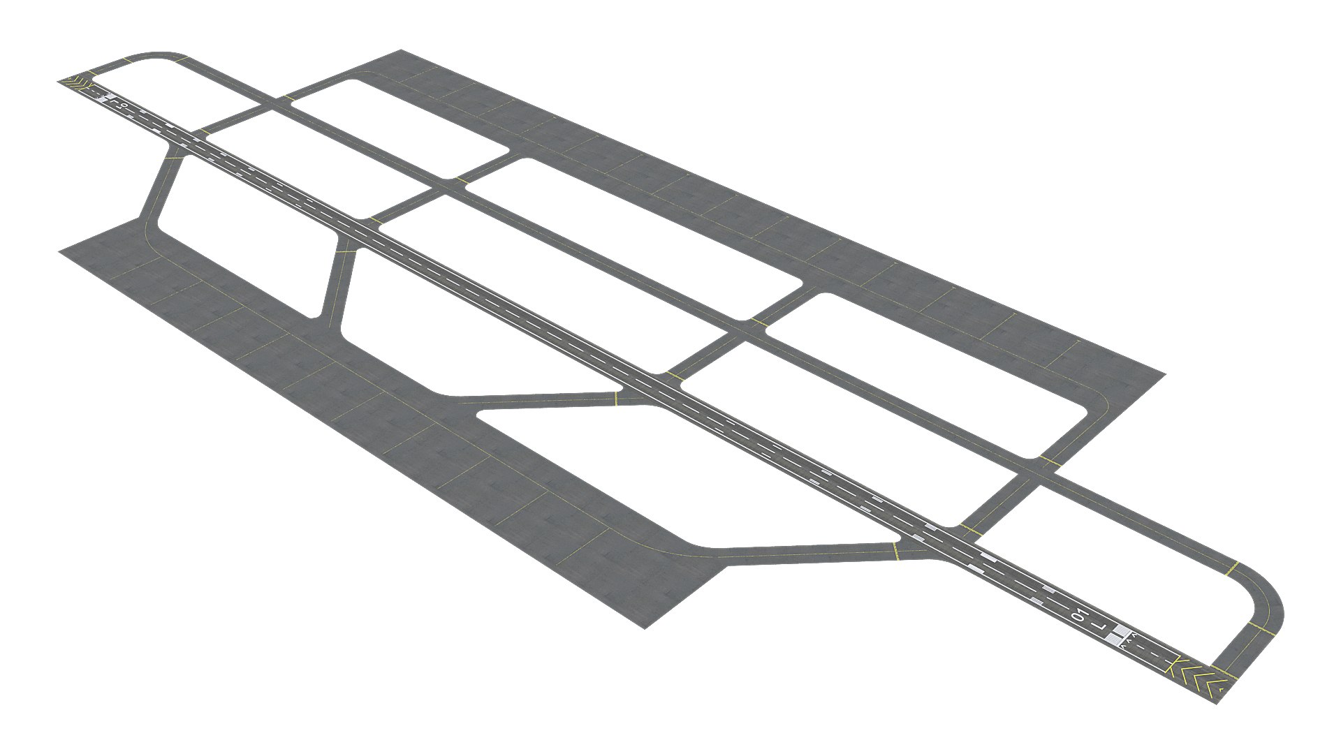 Airport Runway 3D Model - TurboSquid 1861241