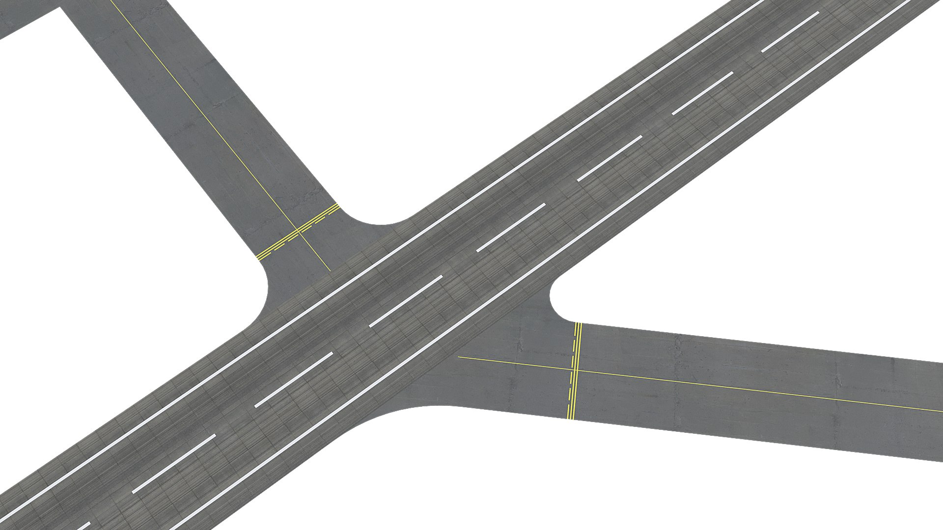 Airport Runway 3D Model - TurboSquid 1861241