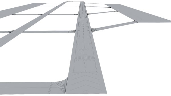 Airport Runway 3D model - TurboSquid 1861241