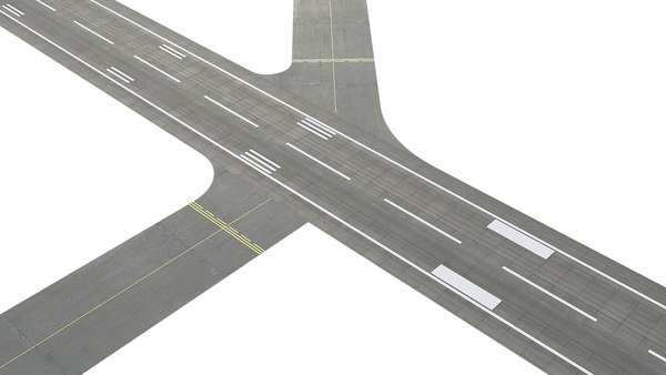 Airport Runway 3D model - TurboSquid 1861241