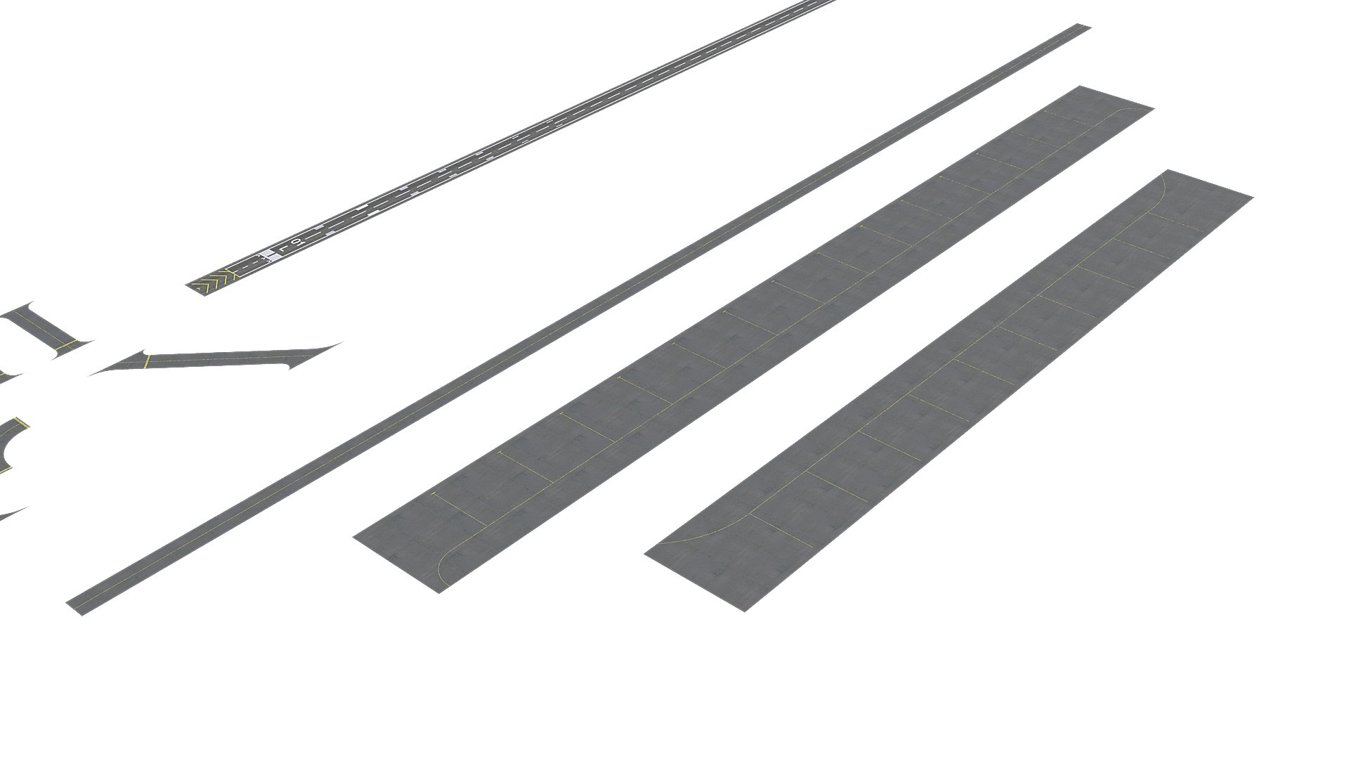 Airport Runway 3D model - TurboSquid 1861241