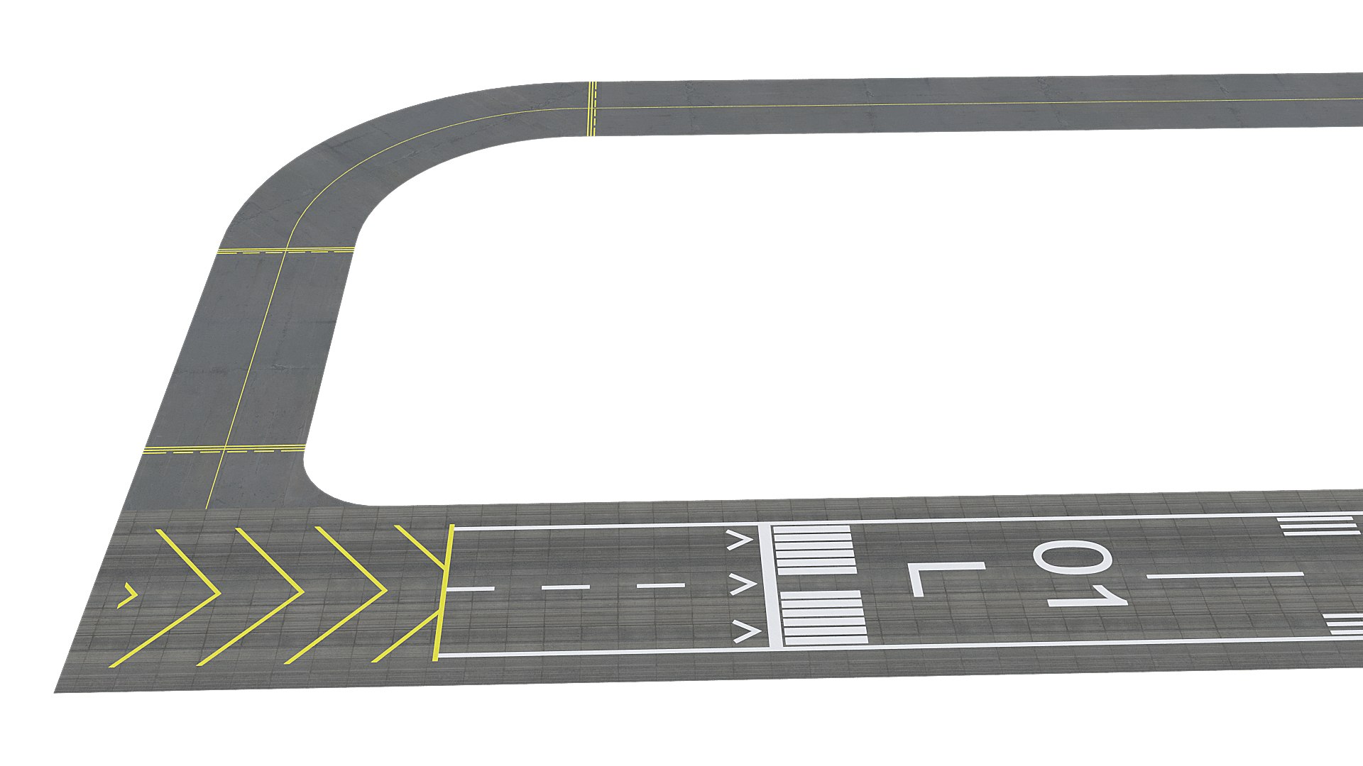 Airport Runway 3D model - TurboSquid 1861241