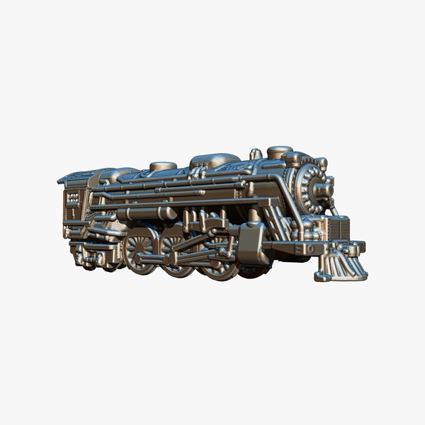 3D Steam Engine Locomotive - TurboSquid 1758076