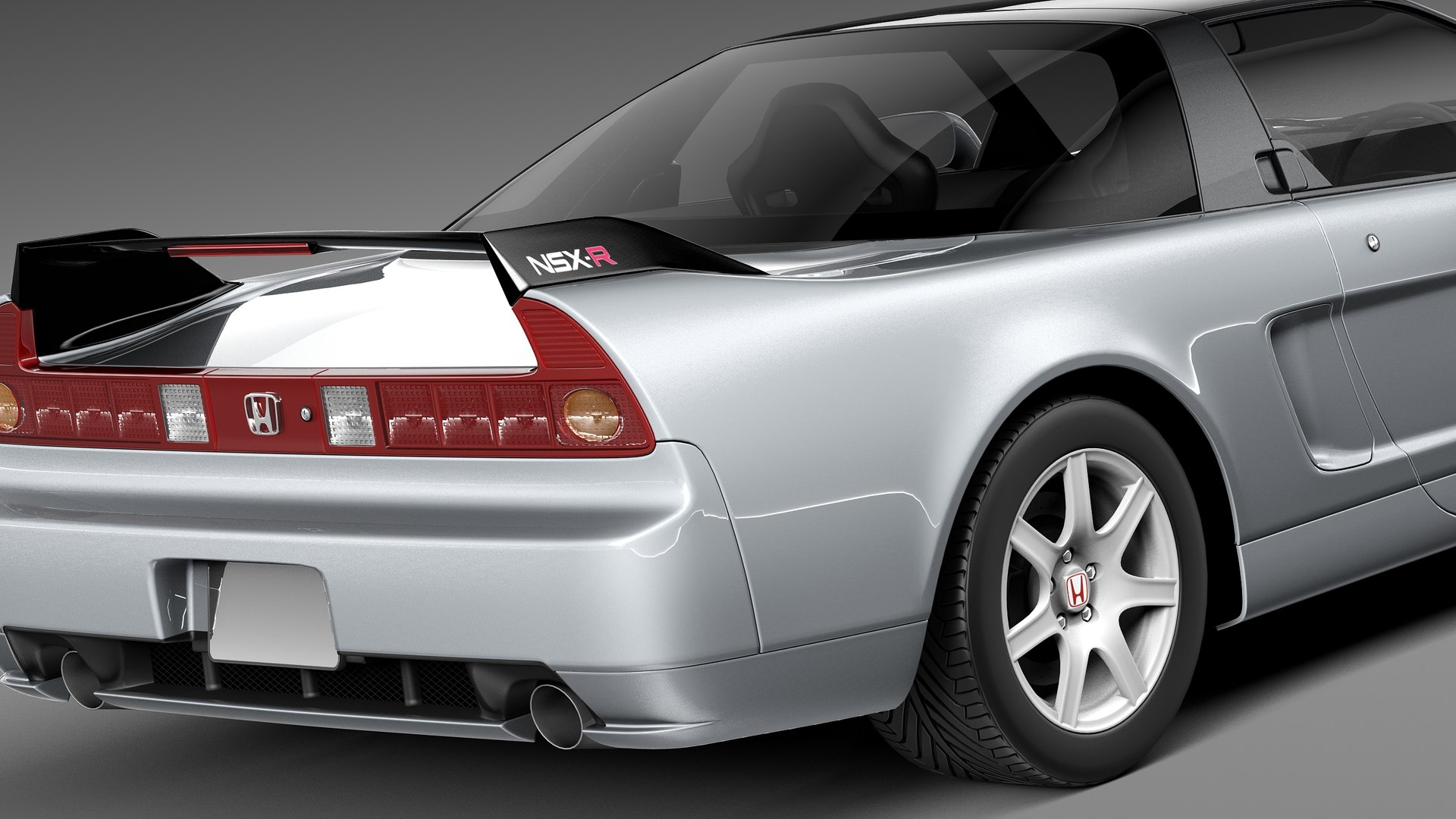 honda car sport r 2005 3d model