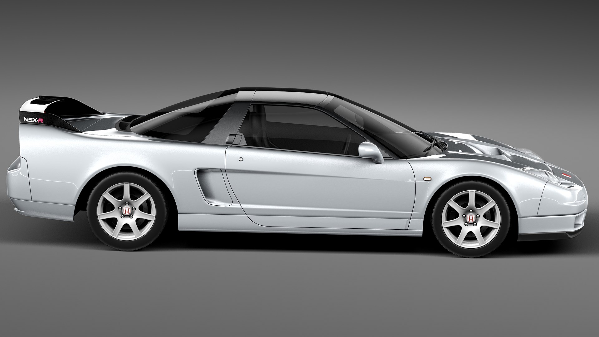 honda car sport r 2005 3d model