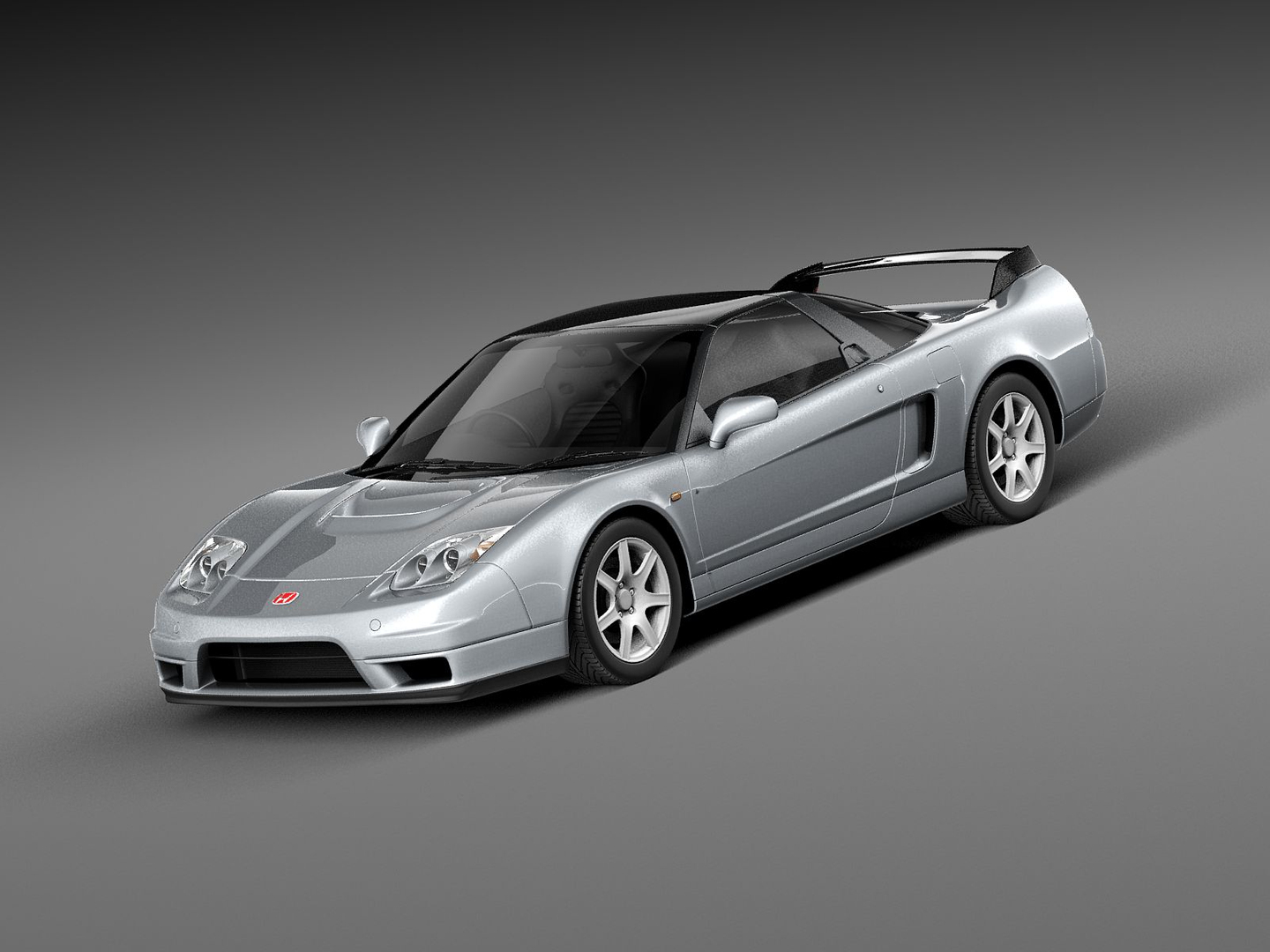 honda car sport r 2005 3d model