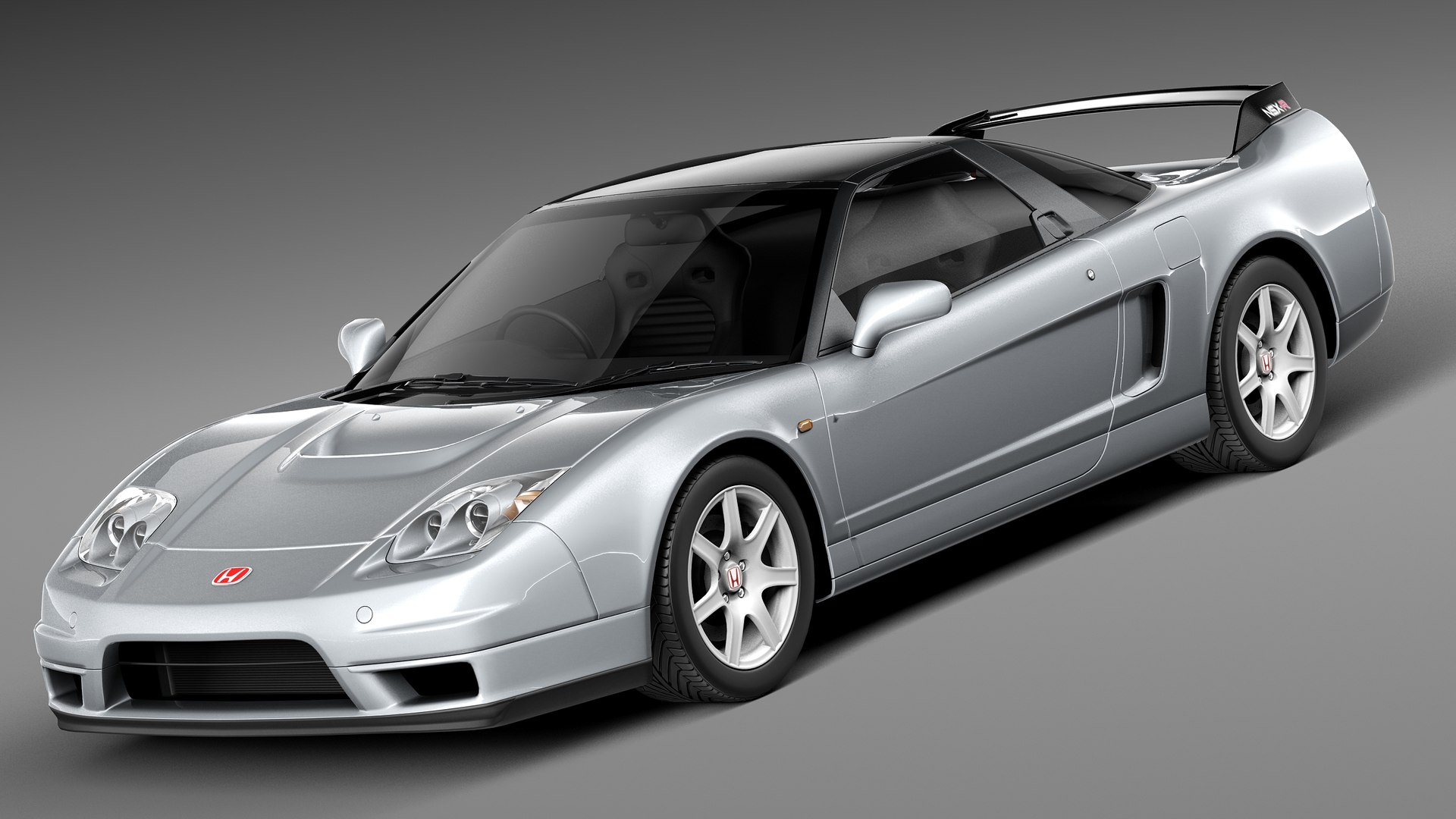honda car sport r 2005 3d model