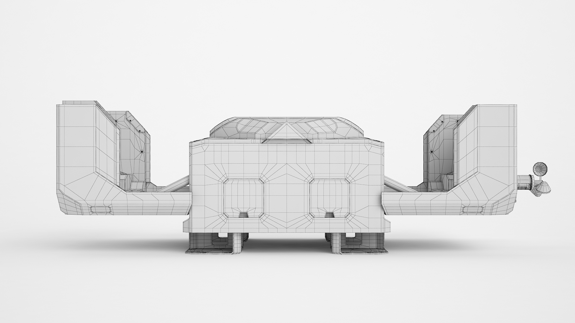 Quadcopter Dock Station Drone Platform 02 3D Model - TurboSquid 2286960