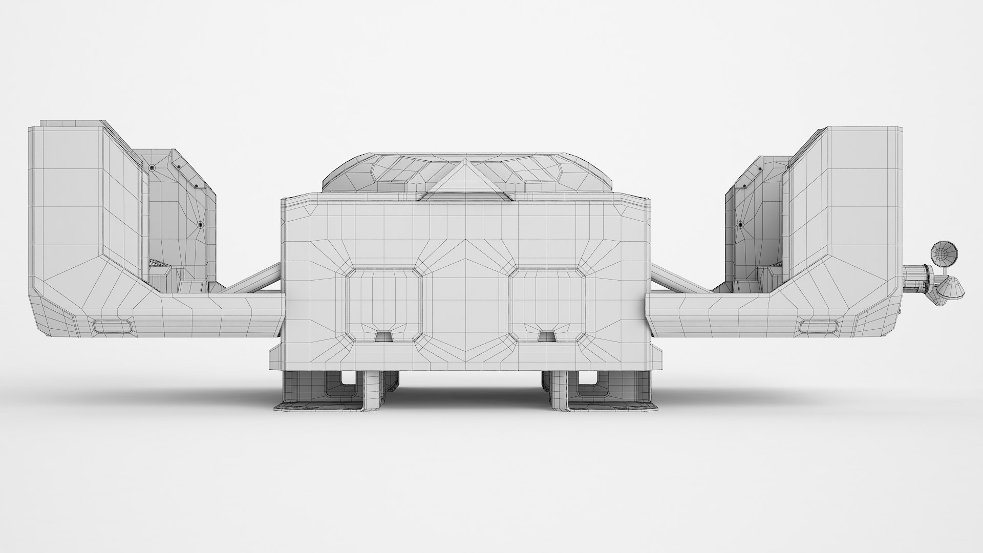 Quadcopter Dock Station Drone Platform 02 3D Model - TurboSquid 2286960