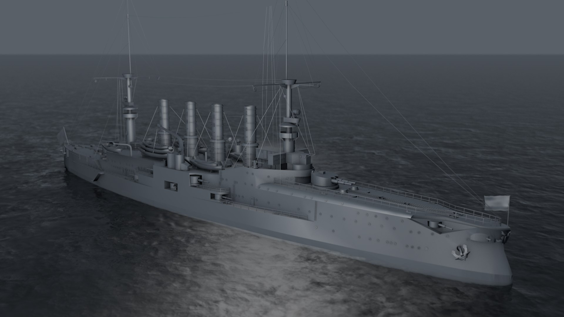 German Battleship Scharnhorst Ships 3D Model - TurboSquid 1411819