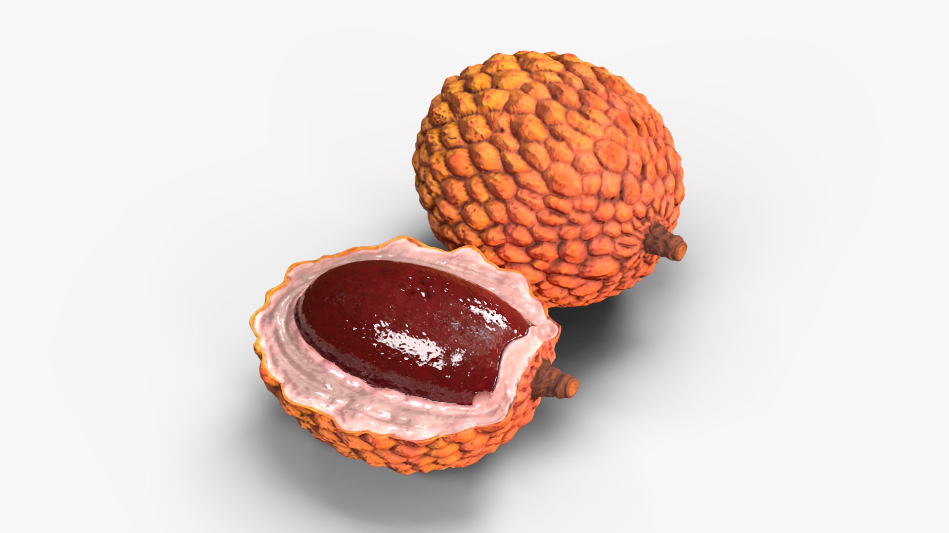 3D Lychee Fruit Yellow - TurboSquid 2255004