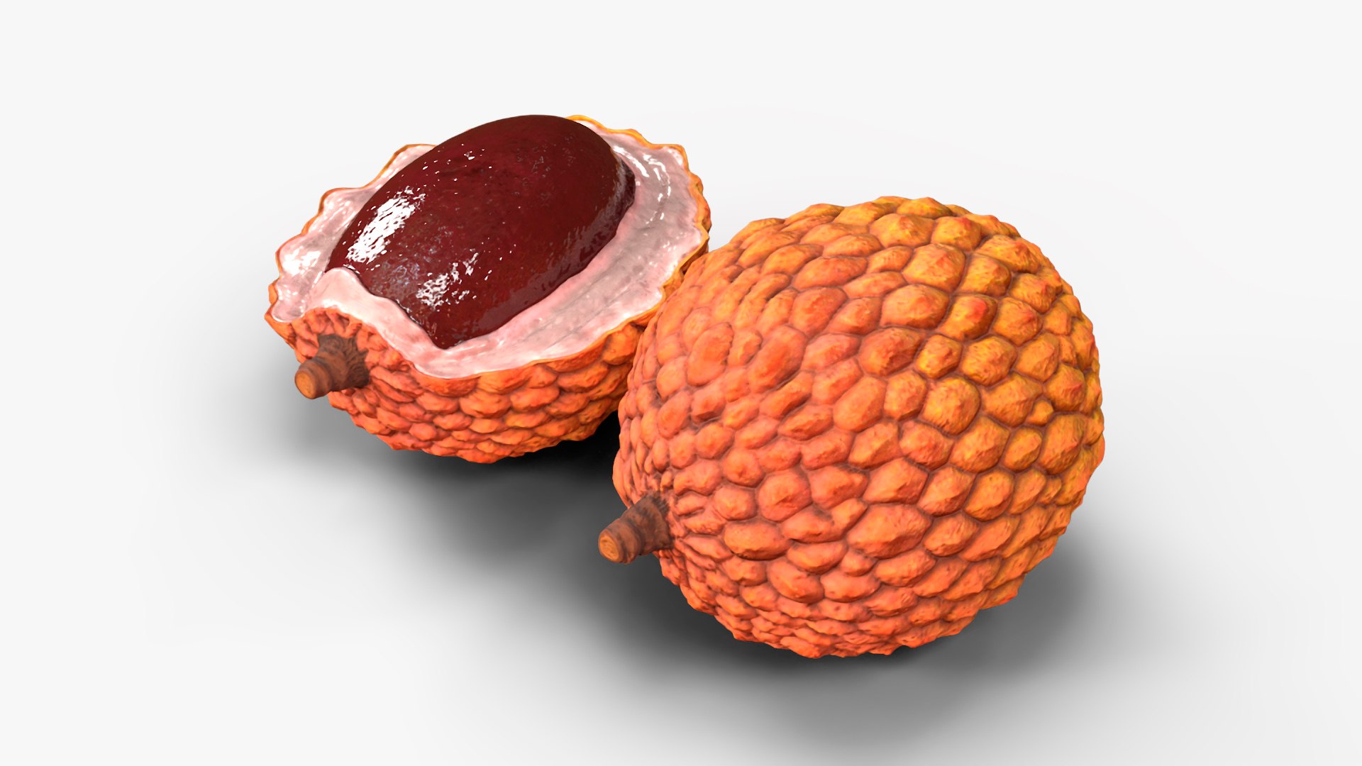 3D Lychee Fruit Yellow - TurboSquid 2255004