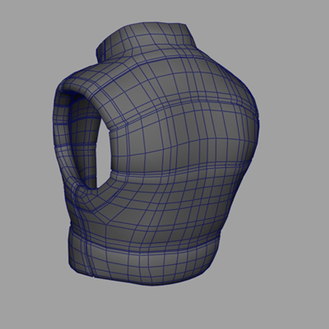 3d vest jacket
