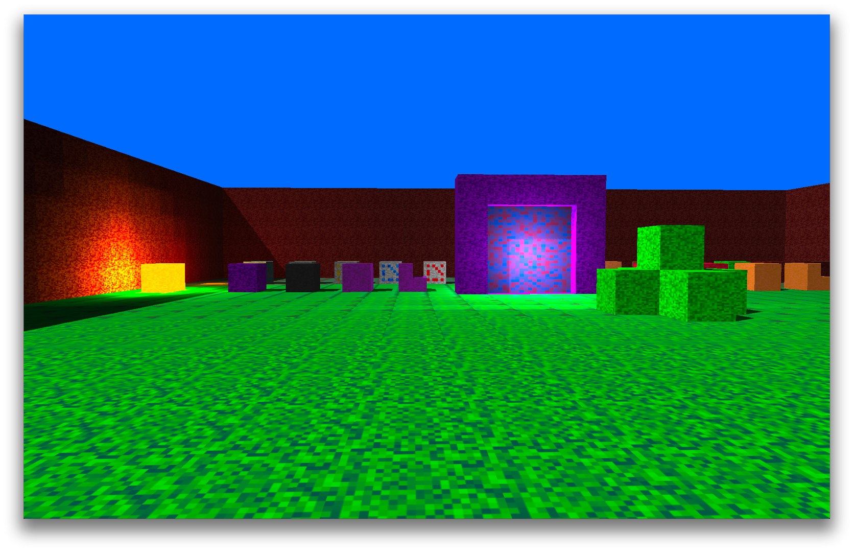 Free 3ds Model Simple Minecraft Pack Landscape