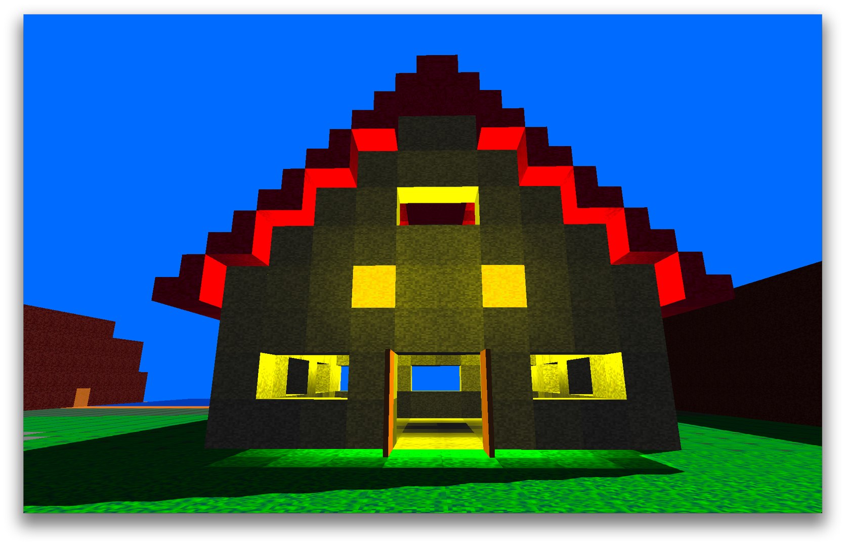 Free 3ds Model Simple Minecraft Pack Landscape