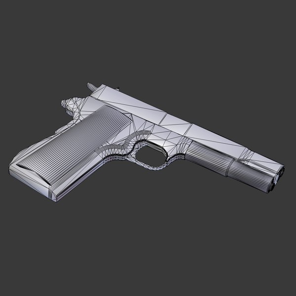 modelo 3d Pistola similar a Colt 1911 gratis - TurboSquid 1005639