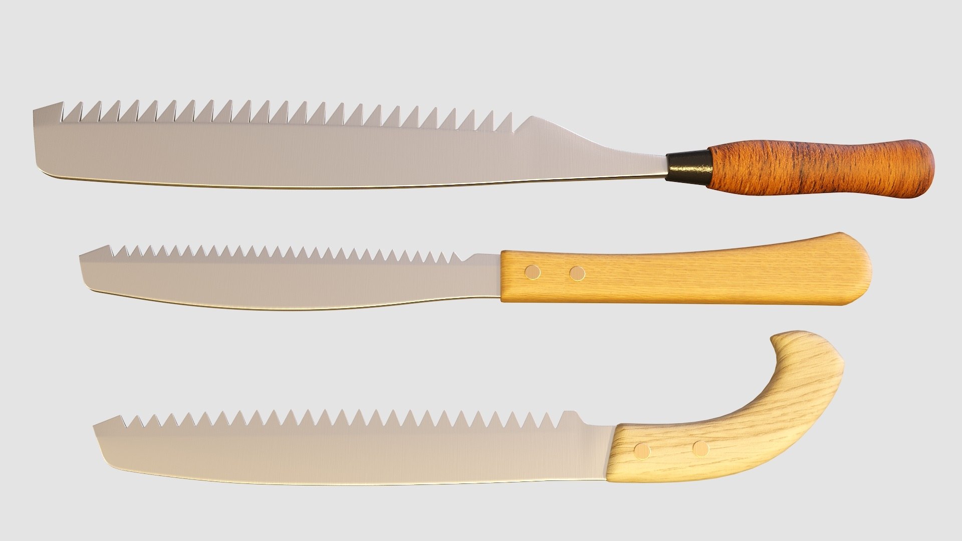 3D Bartender Tools Set 200 Knives Saws Peelers - TurboSquid 2244509