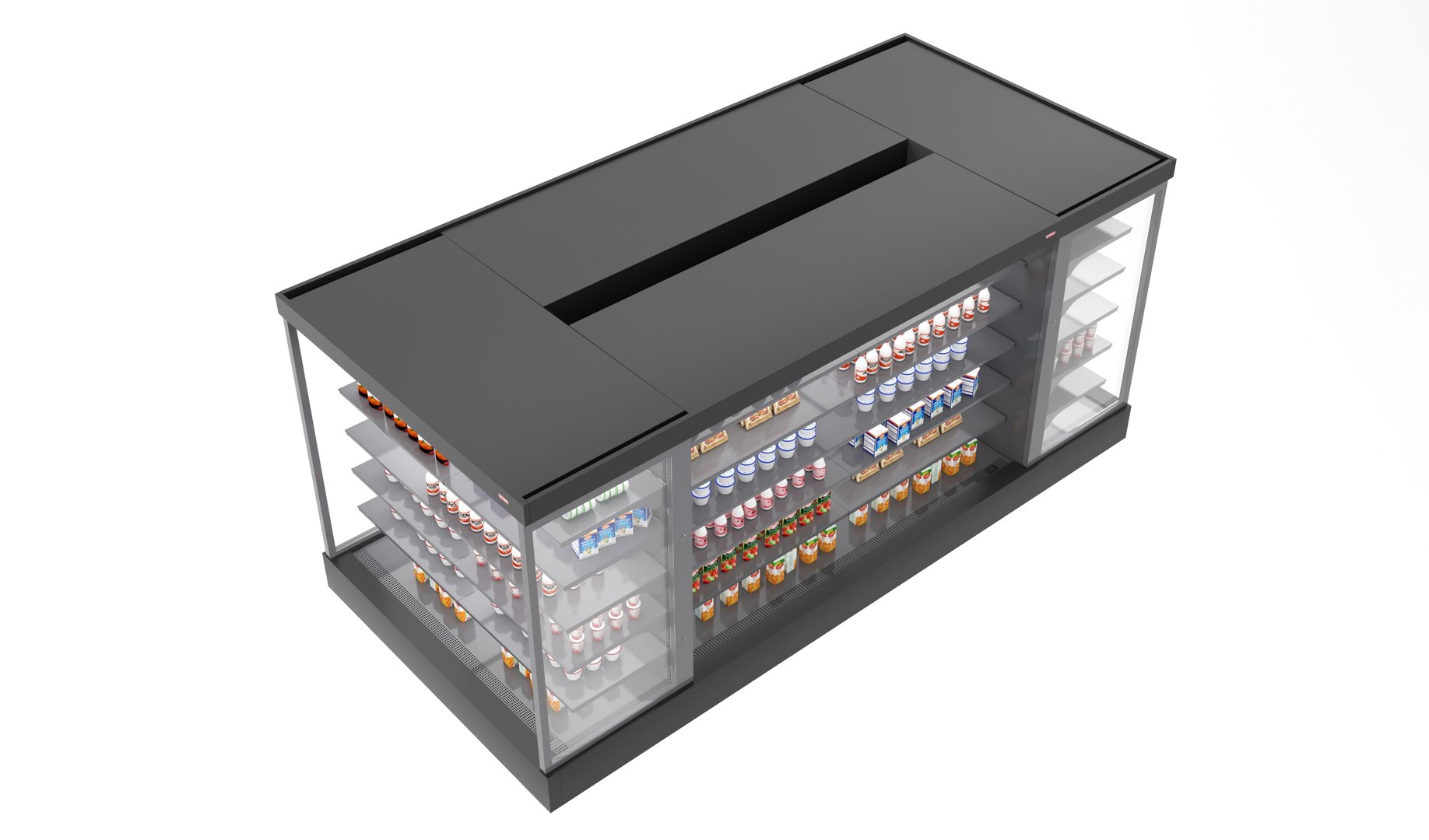 Refrigerated Showcase Arneg Panama 3D Model - TurboSquid 2050690