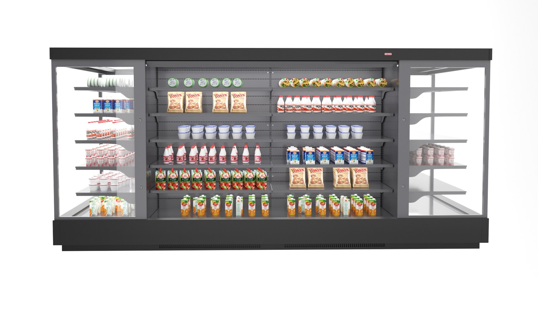 Refrigerated Showcase Arneg Panama 3D Model - TurboSquid 2050690