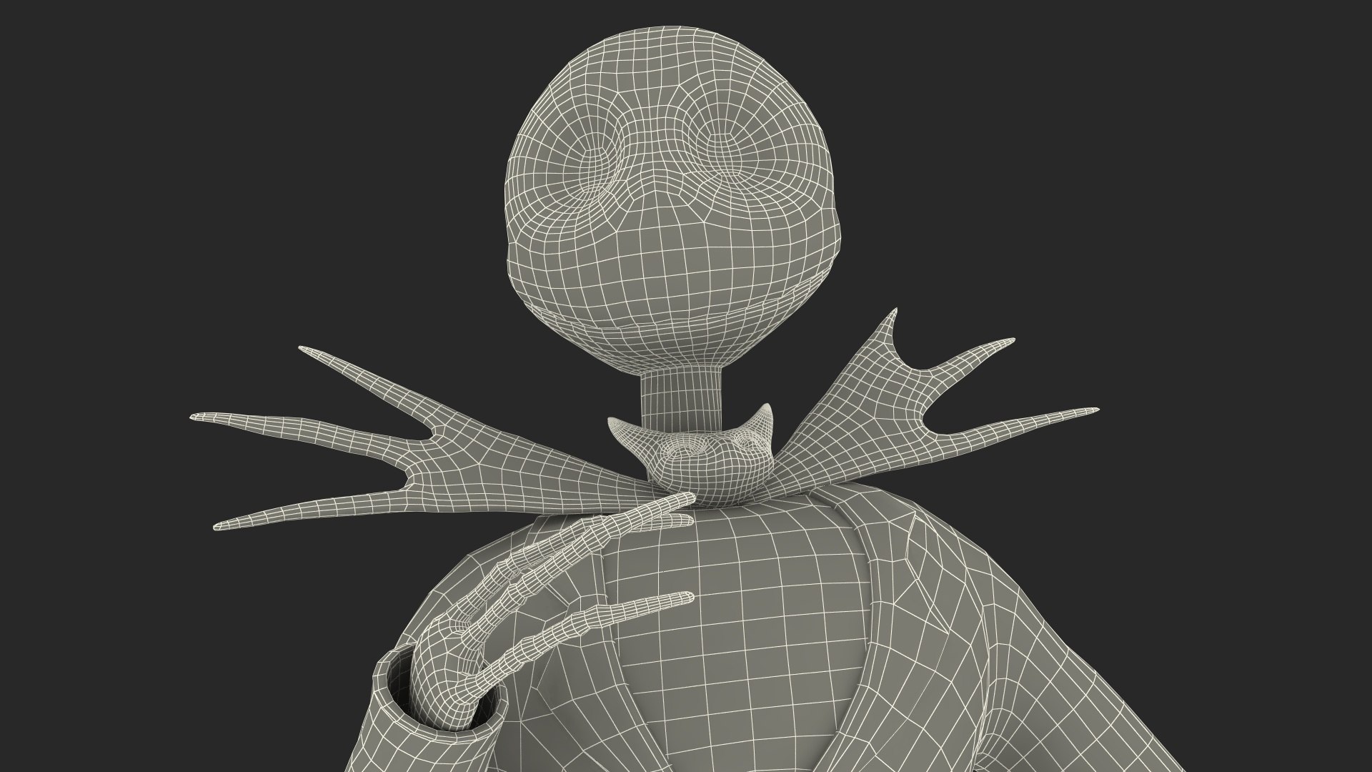 Character Jack Skellington Walking 3D Model - TurboSquid 2006686