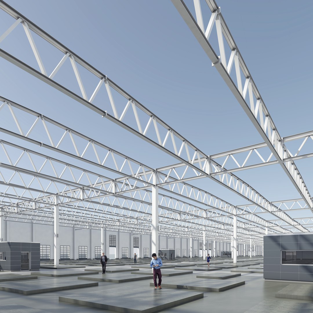 3D Market Markethall Hall Model - TurboSquid 1374661