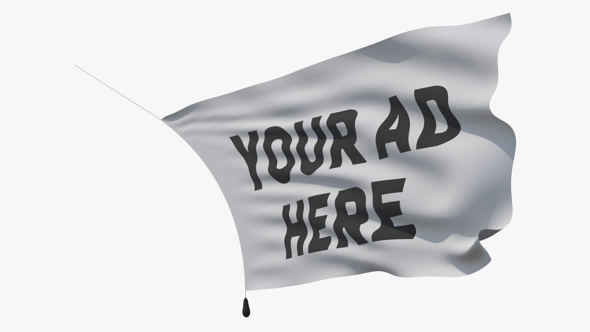 Huge Advertising Air Banner 3D Model - TurboSquid 2344154