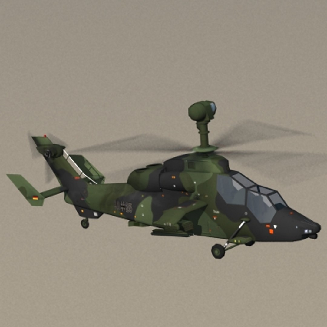 3ds Max Eurocopter Tiger Uht Army