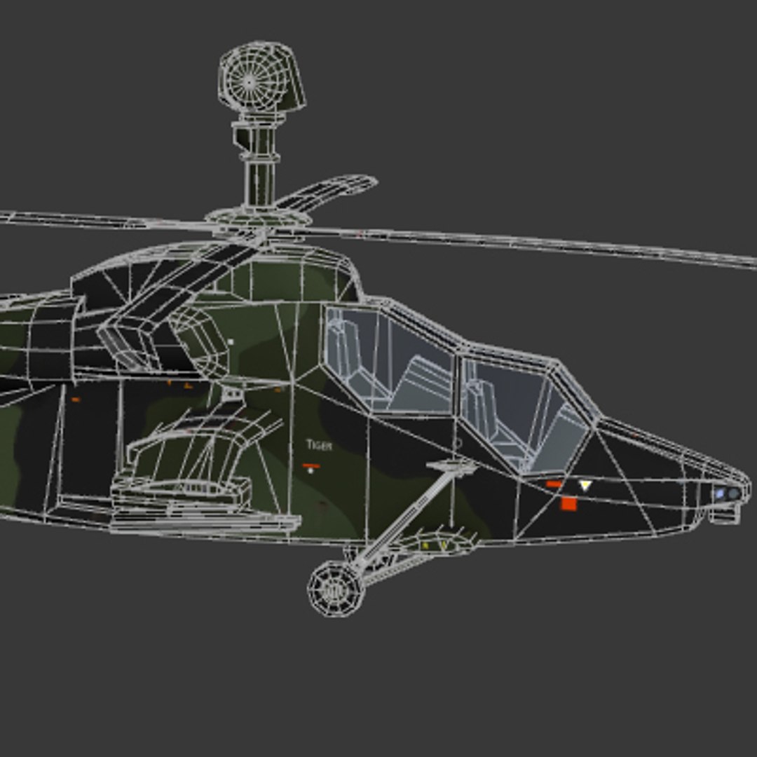 3ds Max Eurocopter Tiger Uht Army