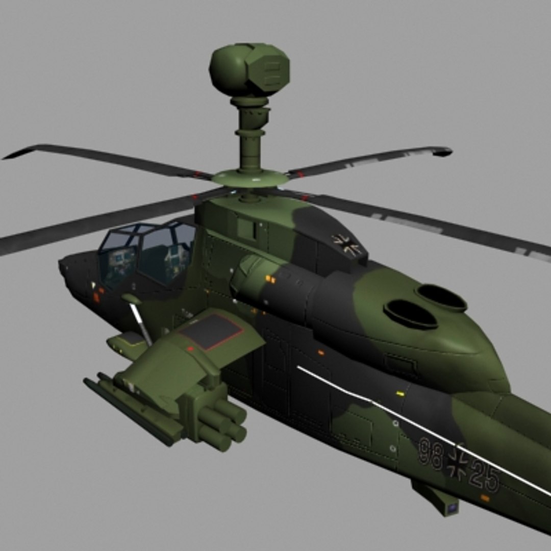 3ds Max Eurocopter Tiger Uht Army