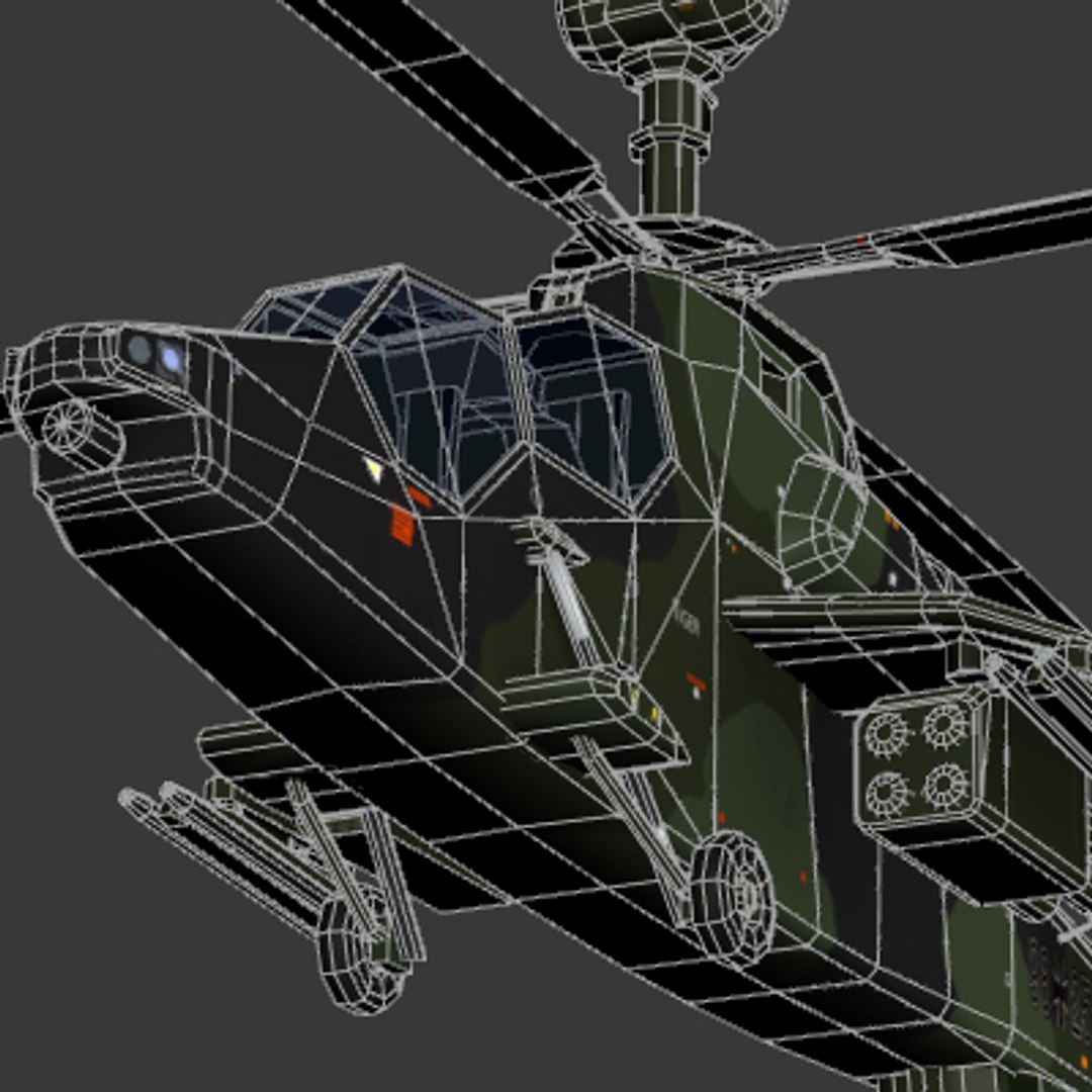 3ds Max Eurocopter Tiger Uht Army
