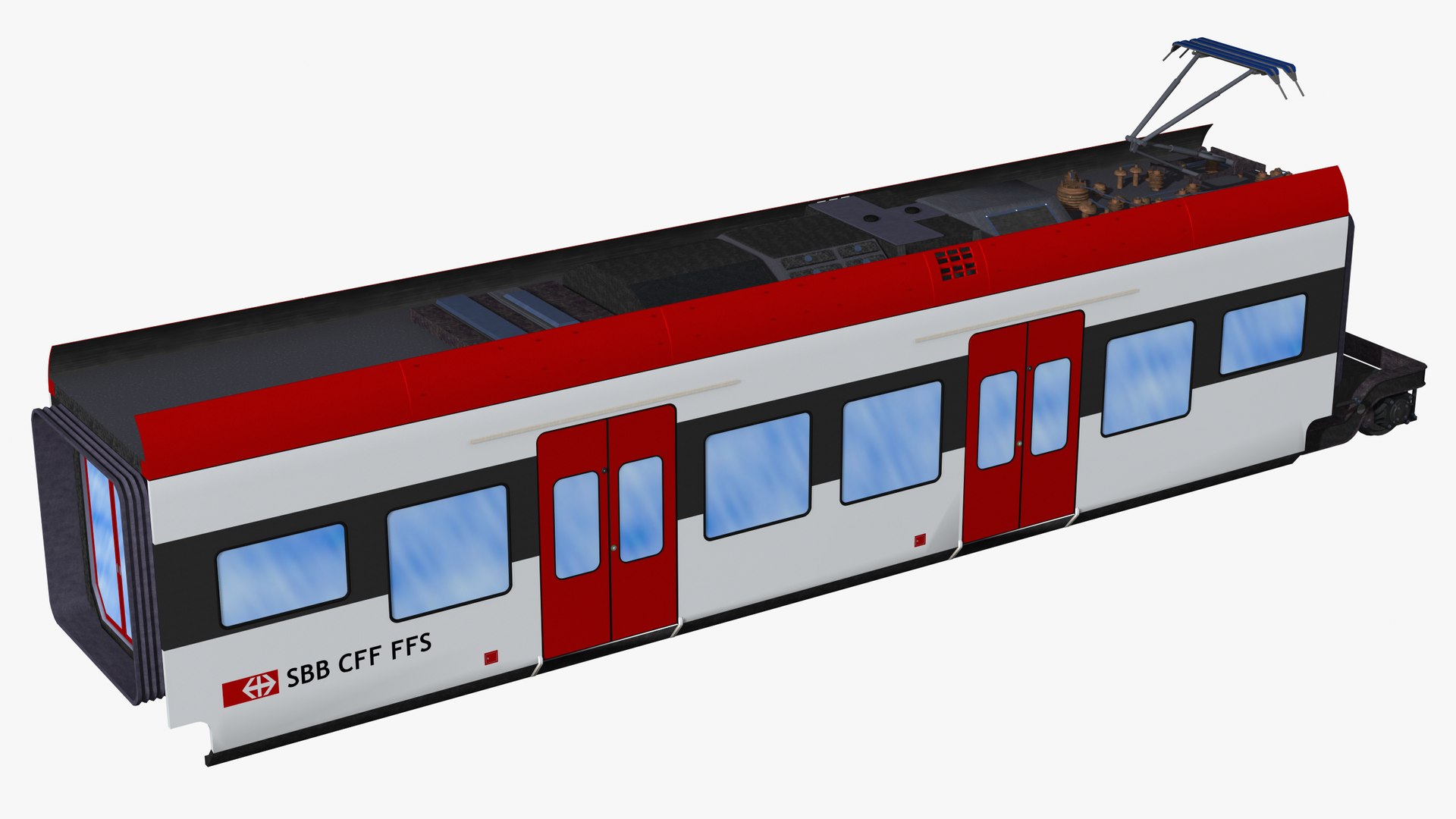 Sbb Rabe 531 - Stadler Flirt Evo - Electric Passenger Train 3D Model ...