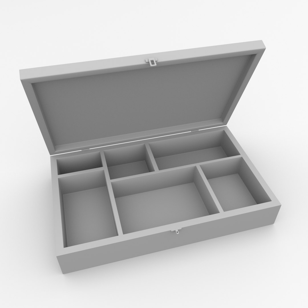 3d Wooden Box