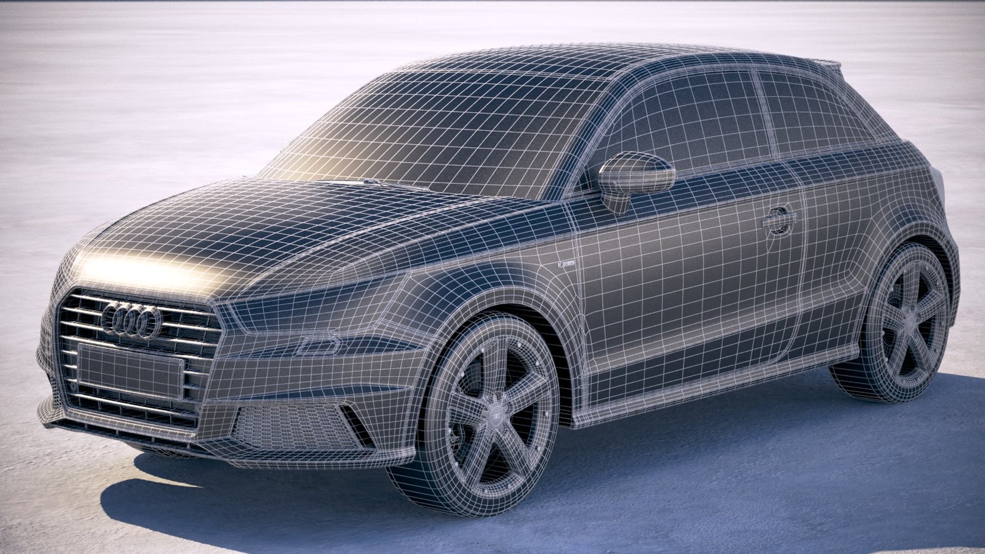 Audi A1 2017 3D Model - TurboSquid 1279905