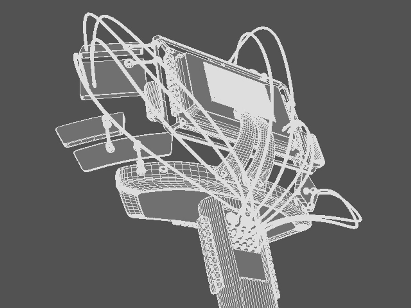 3d Terminal Scifi Computer Model