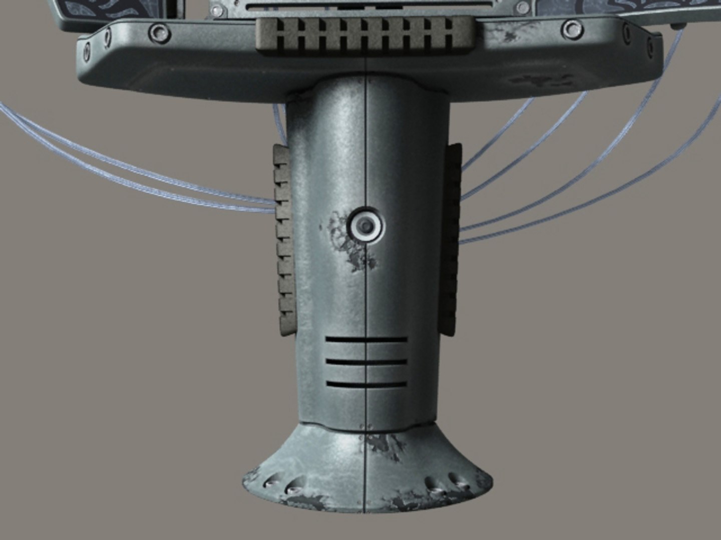 3d Terminal Scifi Computer Model