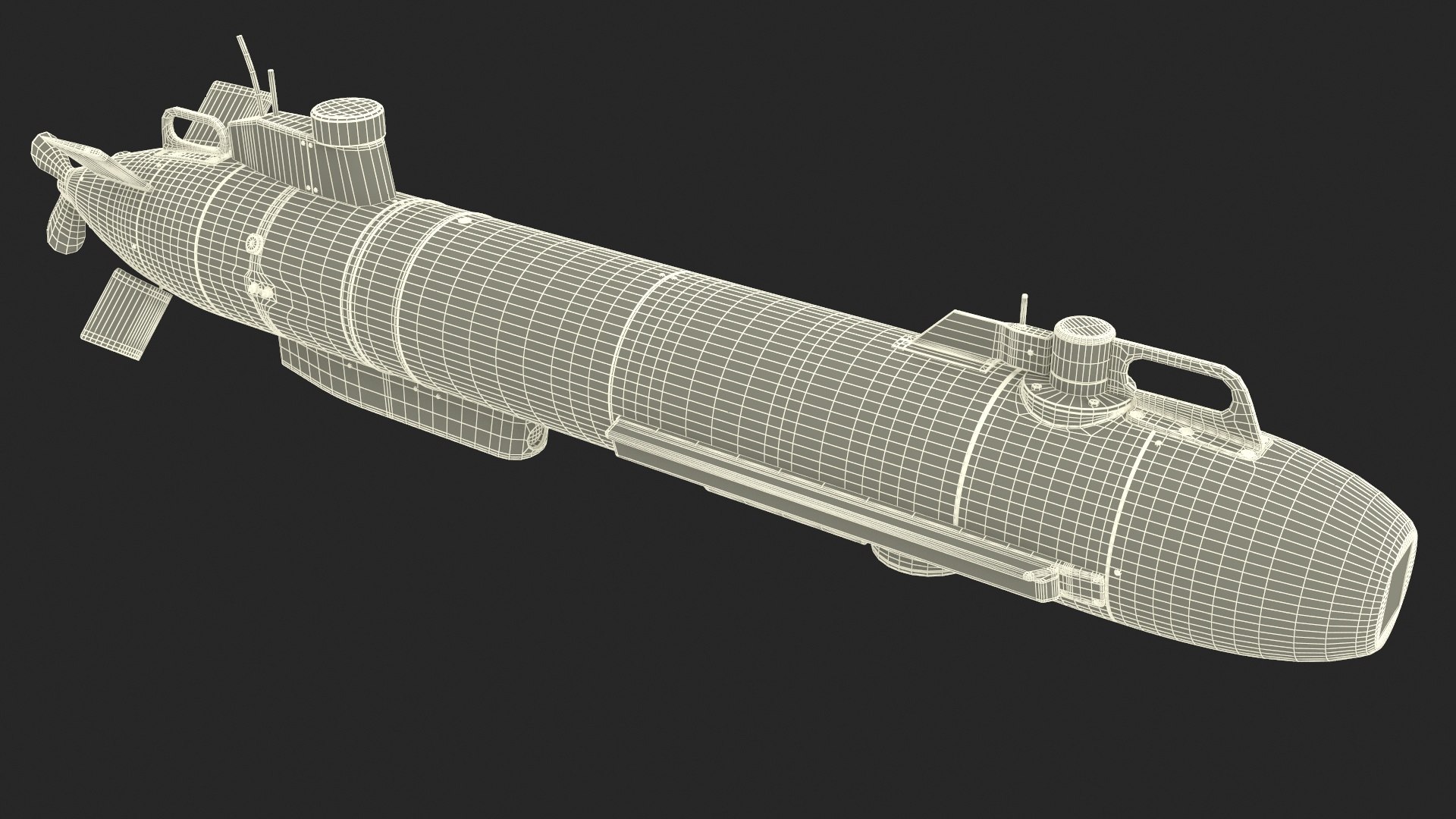 3D Autonomous Underwater Vehicle A9 ECA Group - TurboSquid 2174277