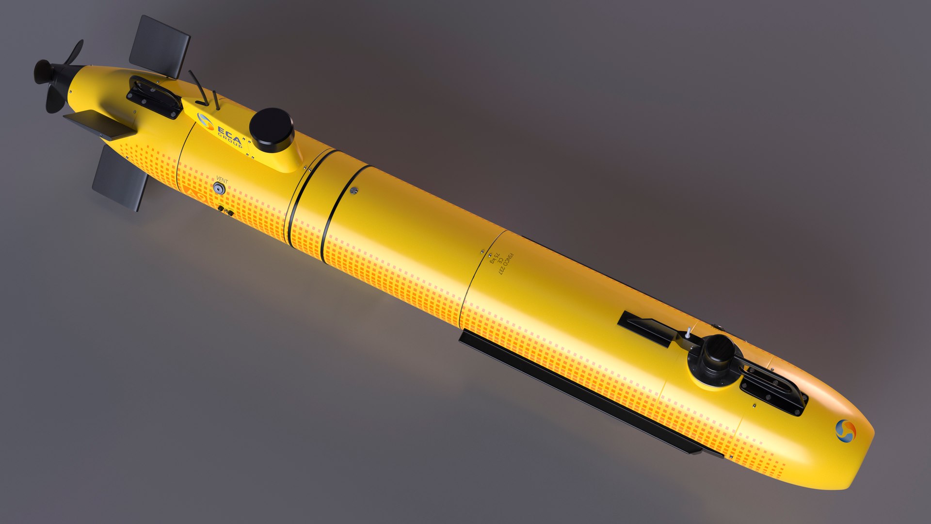 3D Autonomous Underwater Vehicle A9 ECA Group - TurboSquid 2174277