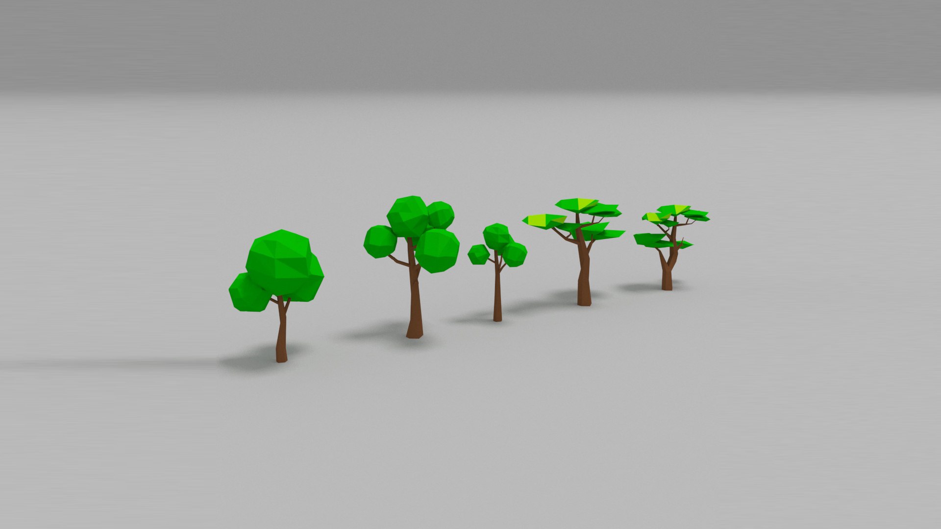 3D Trees Low Poly - TurboSquid 2193768